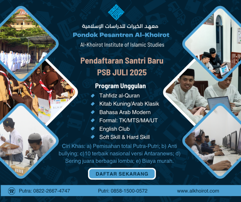 Pendaftaran Santri Baru PSB Juli 2025