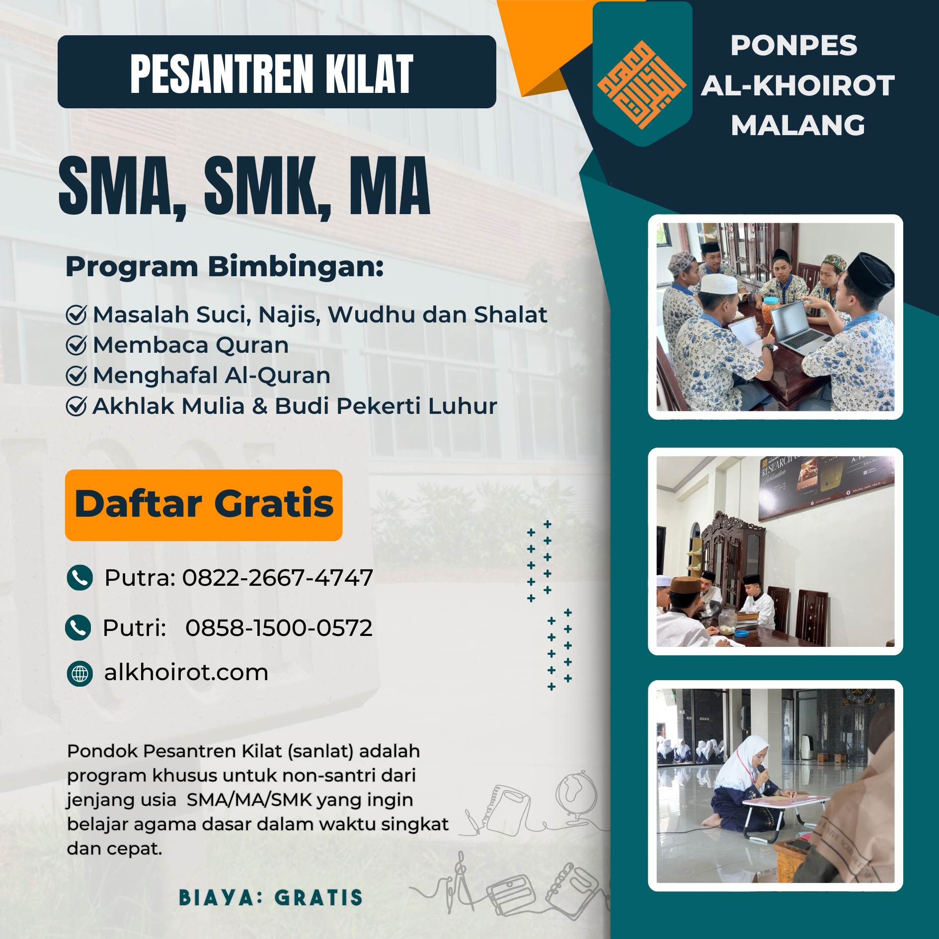 Pondok Pesantren Kilat SMA SMK MA 2026